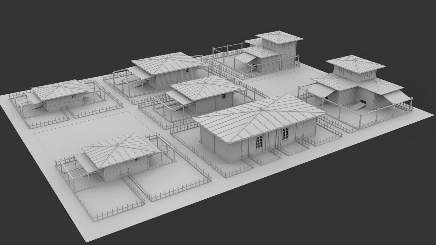 3d farm model