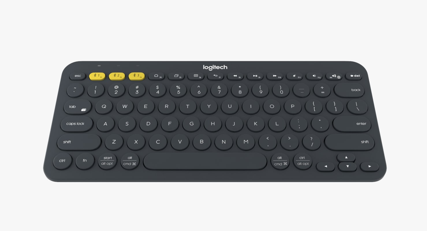 3d model logitech k380