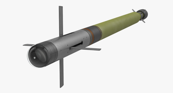 fim 92 stinger missile 3d model