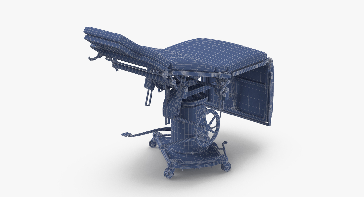 3d model operating table 01 industrial