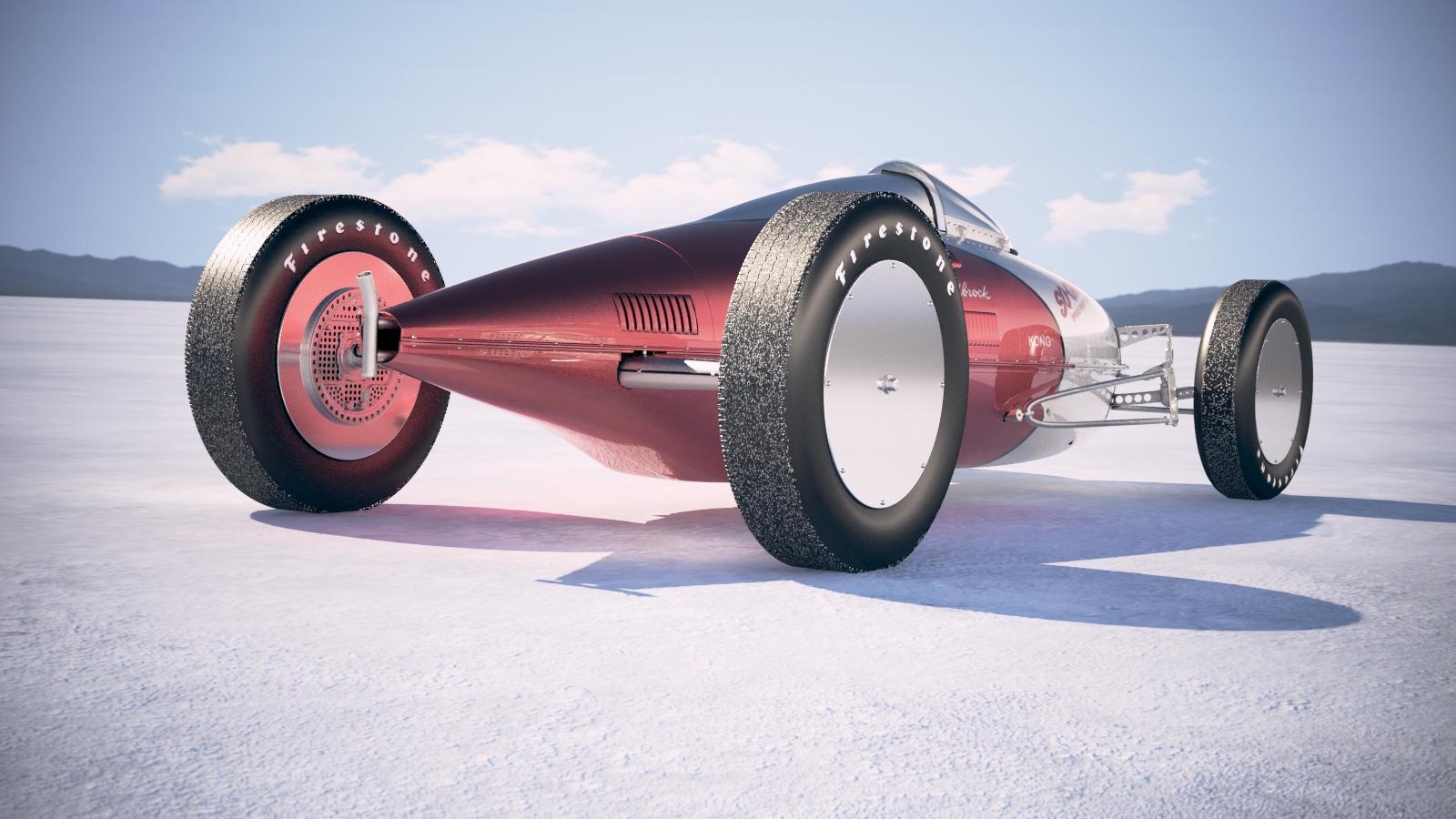 3d model so-cal belly tank