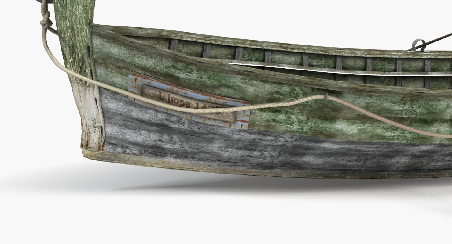 small boat 3d model