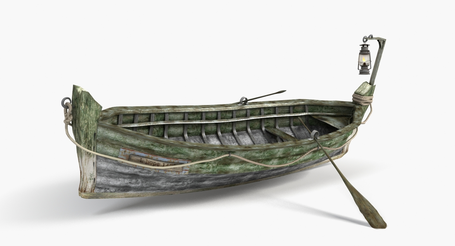 small boat 3d model