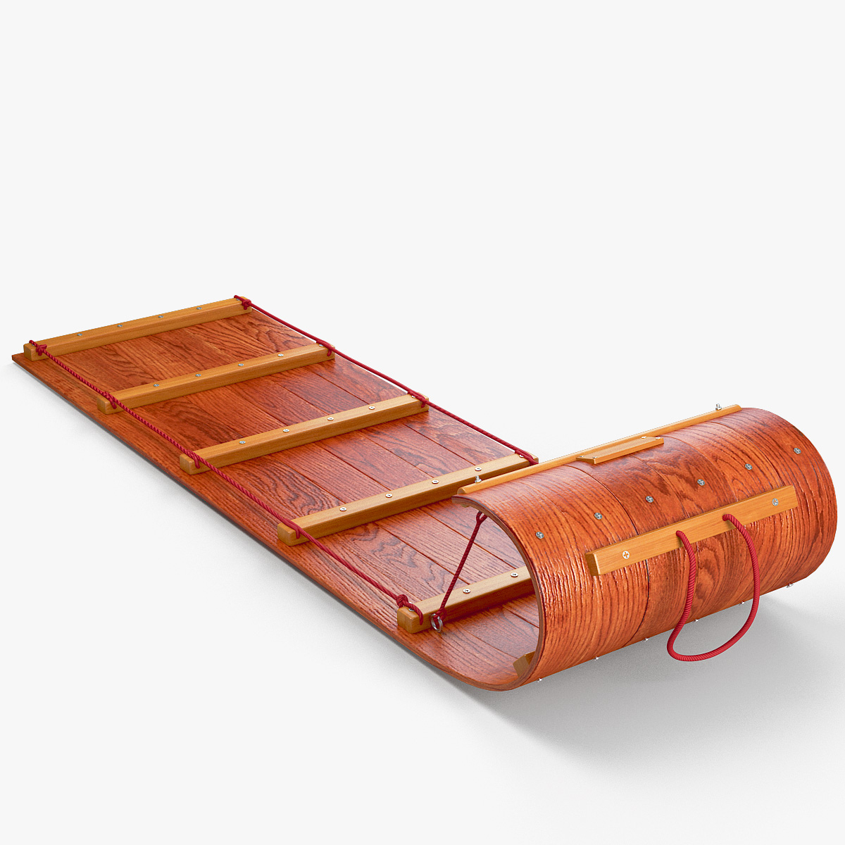 classic wood toboggan max