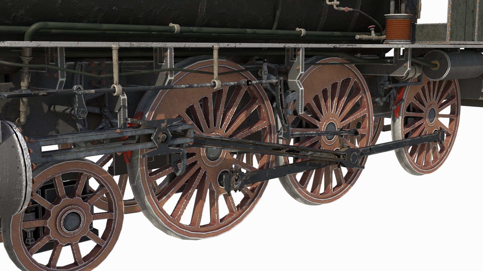 3d steam locomotive
