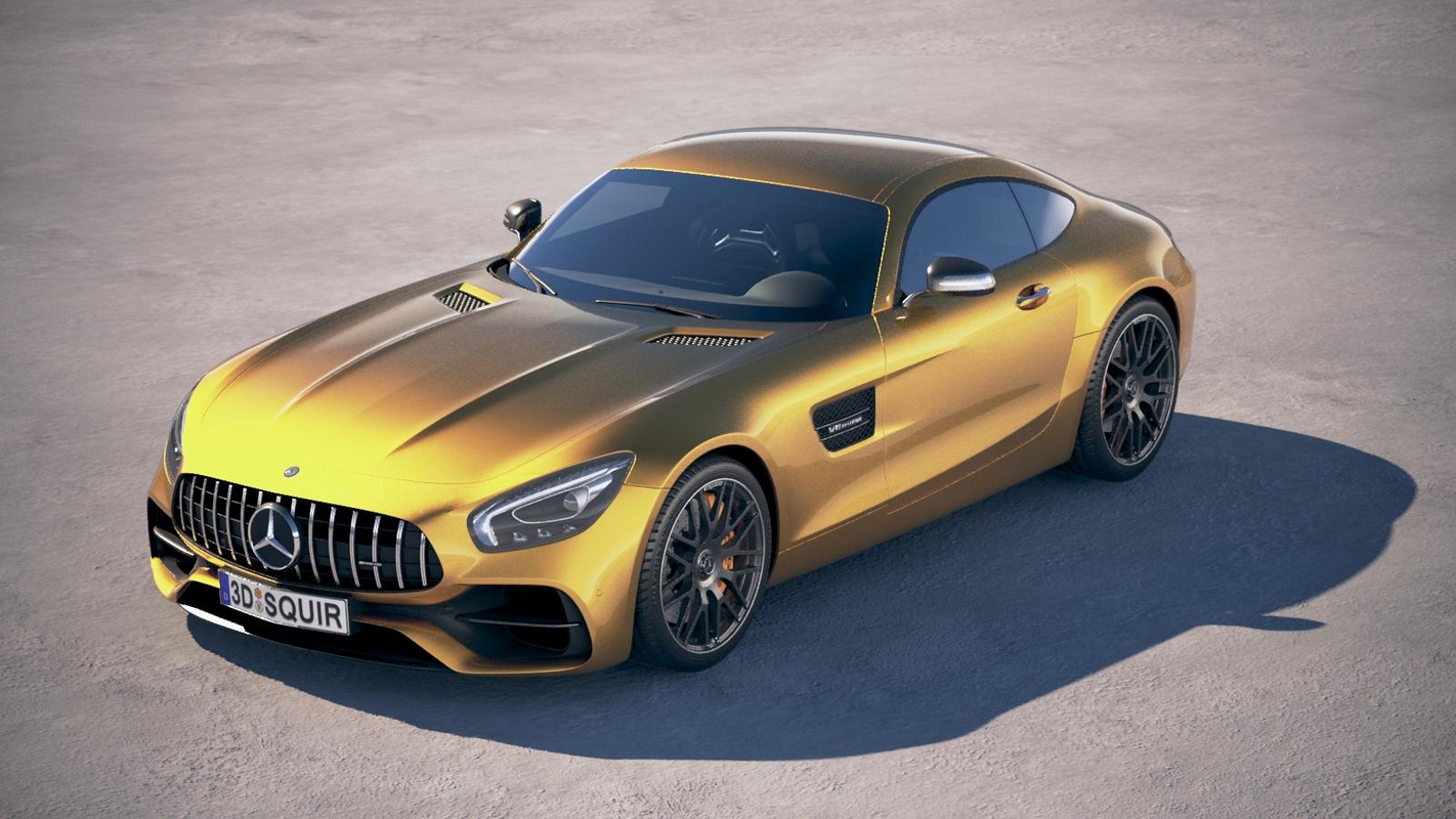 mercedes amg gt 3d max