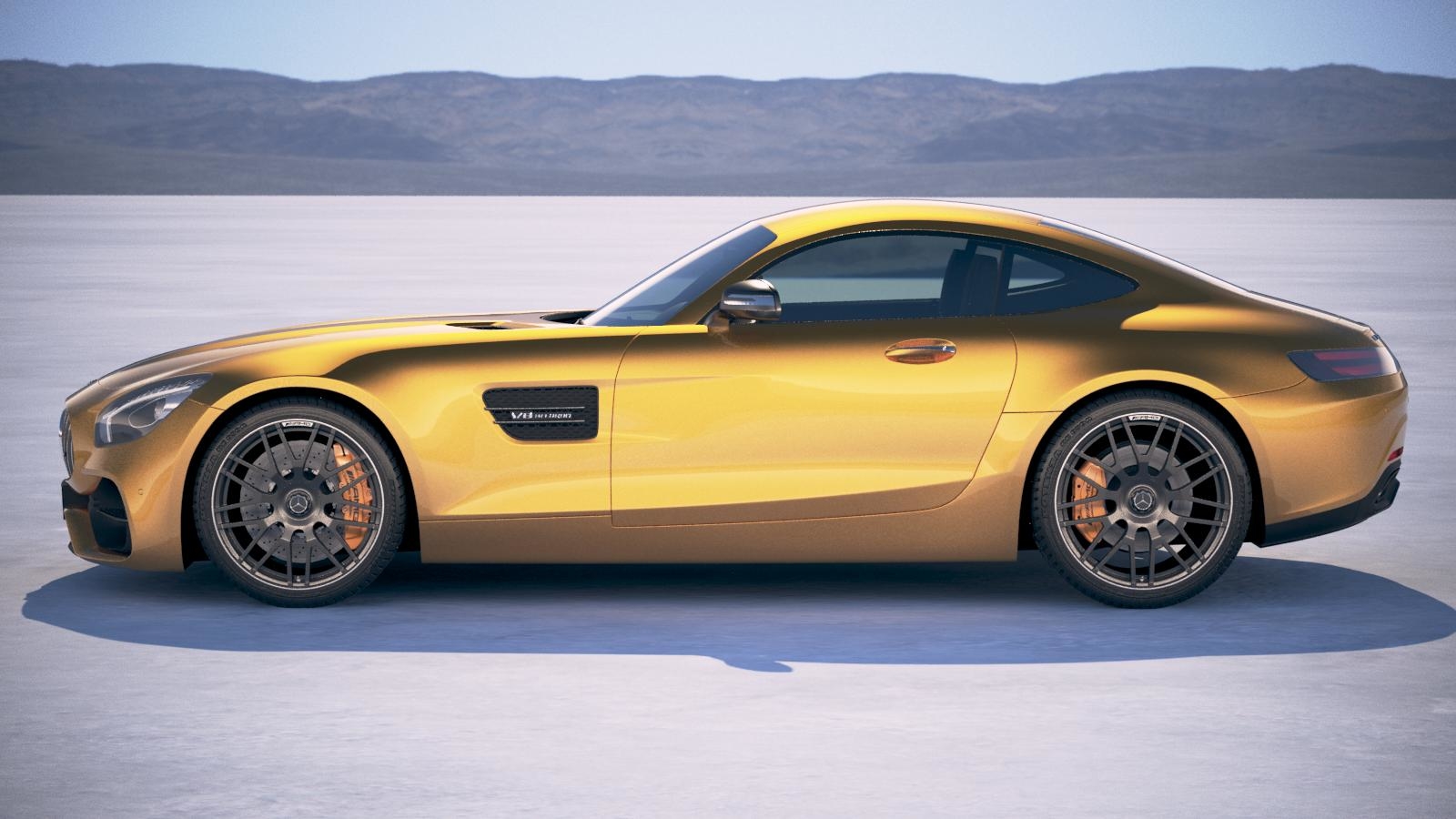 mercedes amg gt 3d max