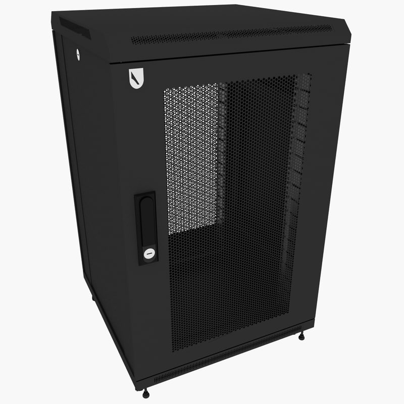 3d rack enclosure model