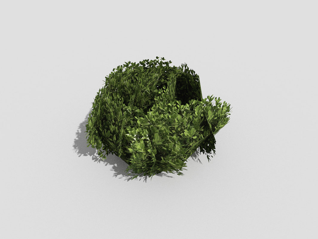 3d 3ds shrub