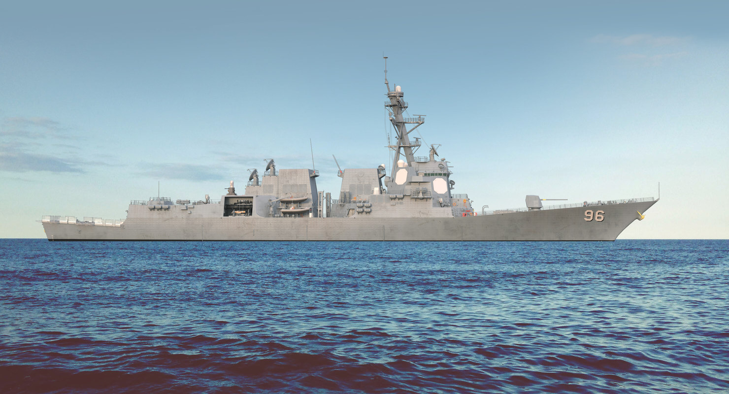 uss bainbridge 3d model