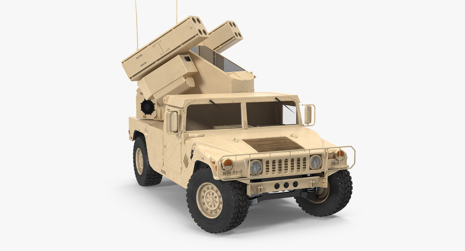 3d hmmwv m998 equipped avenger