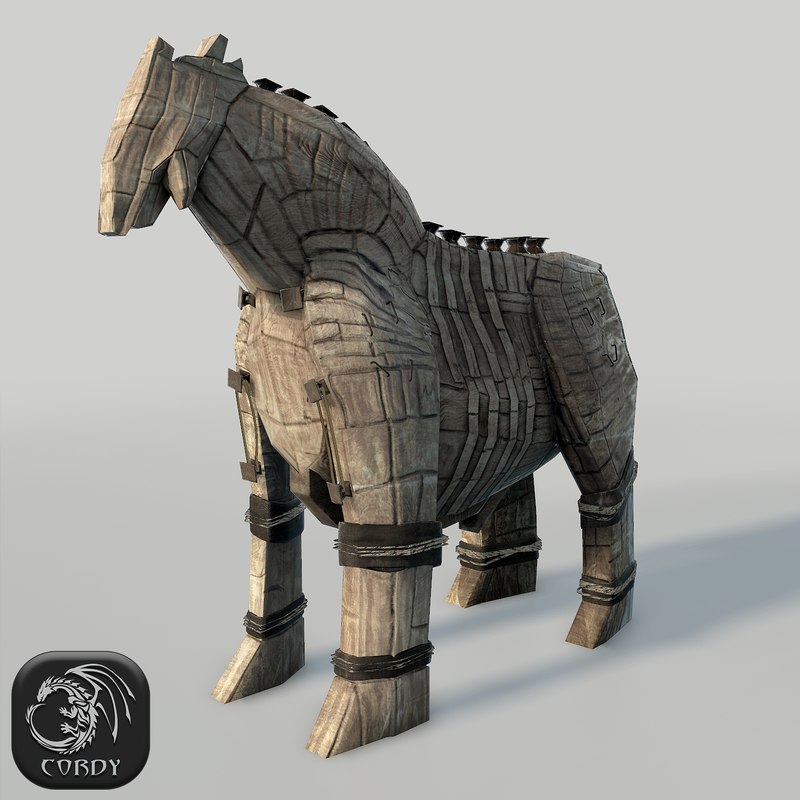 HD Troyan Horse低聚3D模型 - TurboSquid 1117497