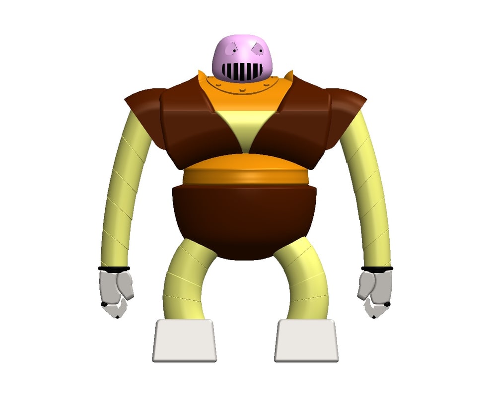 3d model boss robot