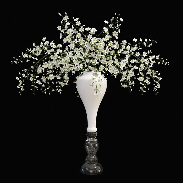 Vasa mit Blumen 3D-Modell - TurboSquid 1117499