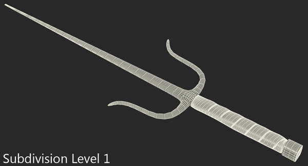 sai weapon 3d max