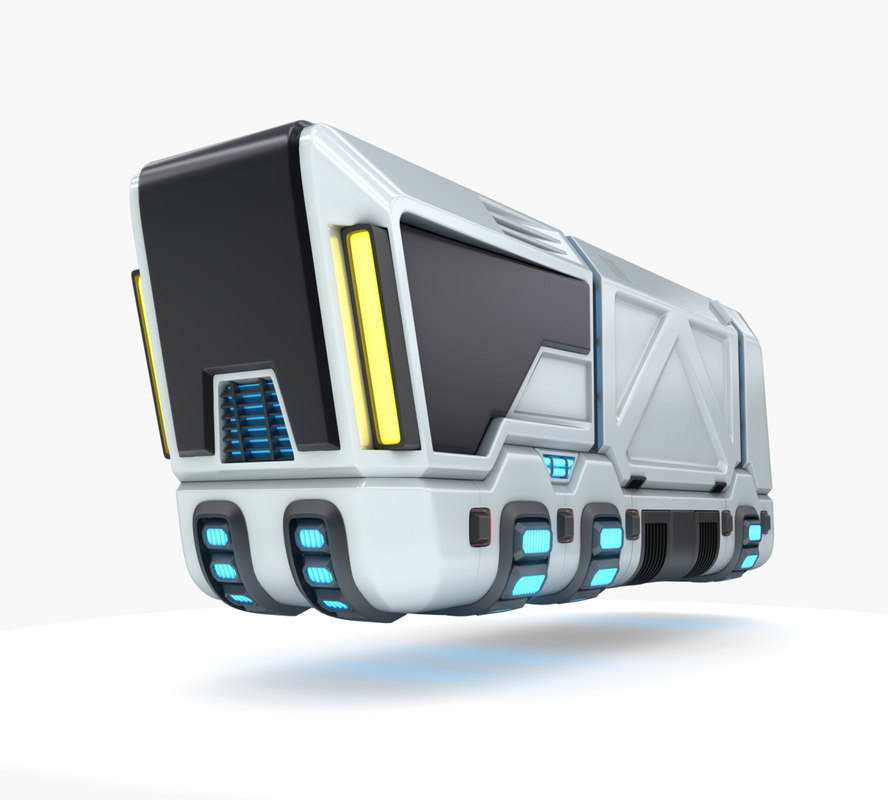 3d model futuristic hover