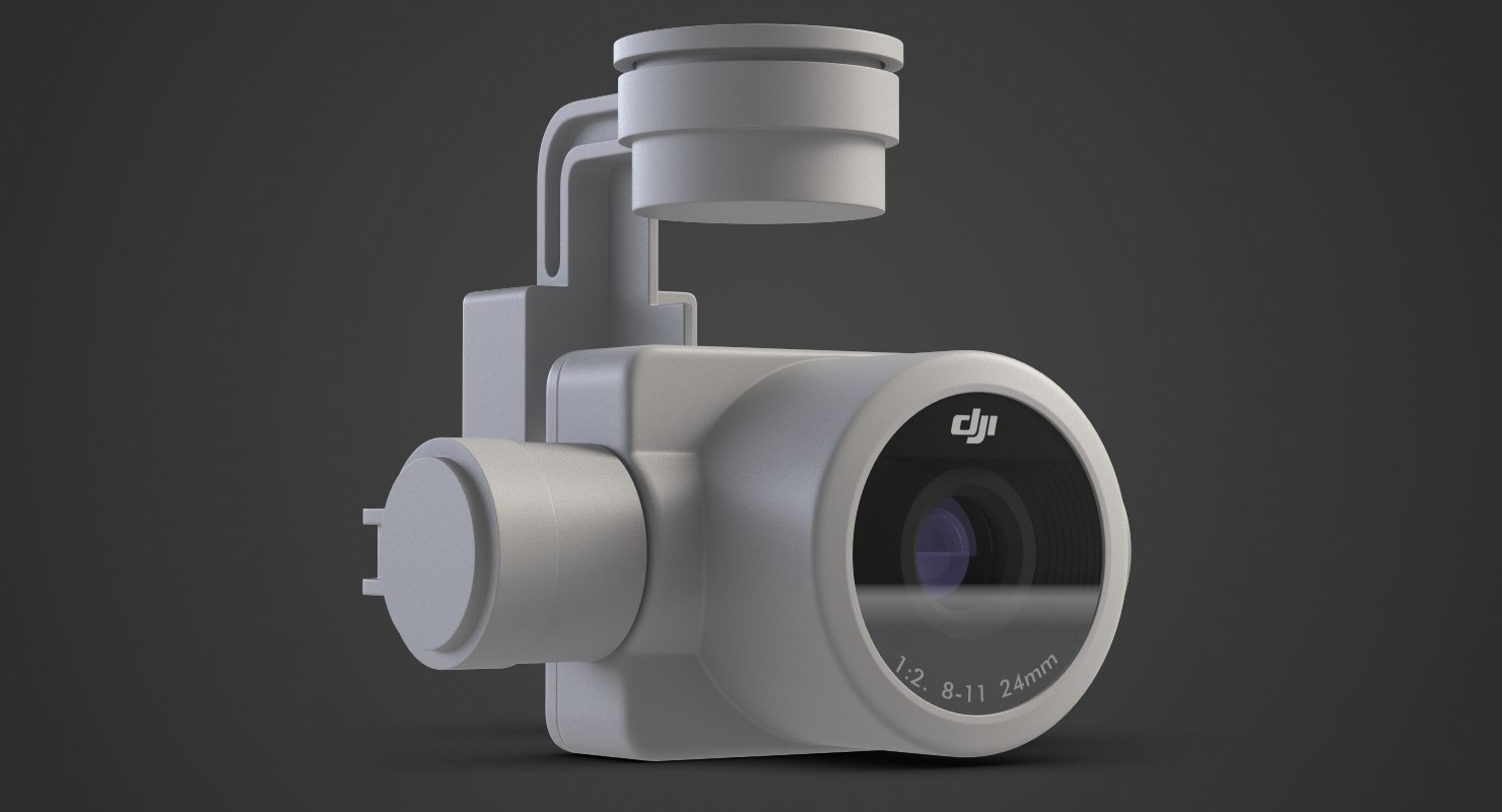 Câmera Gimbal DJI Phantom 4 PRO Modelo 3D - TurboSquid 1117732