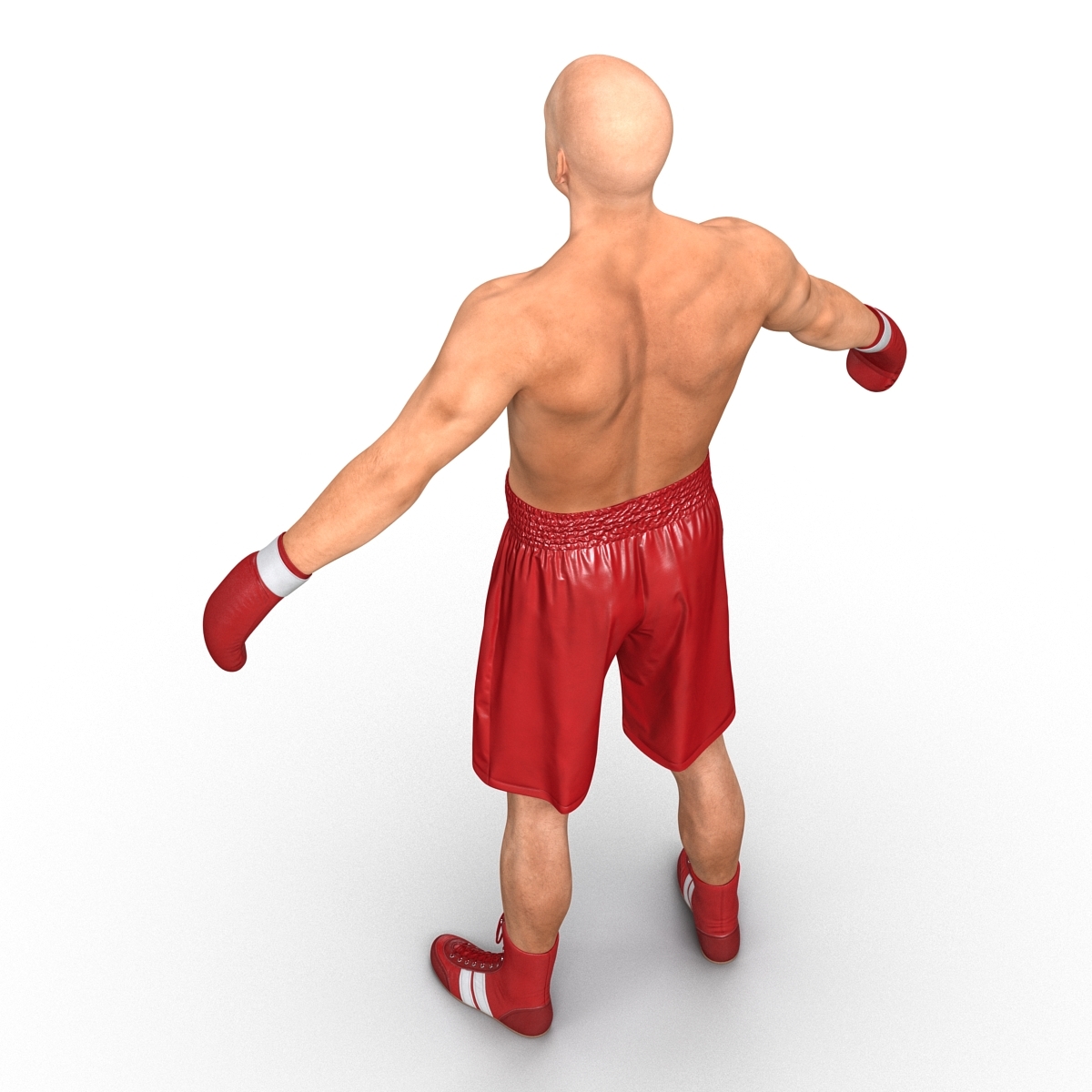 boxer man rigged 2 3d c4d