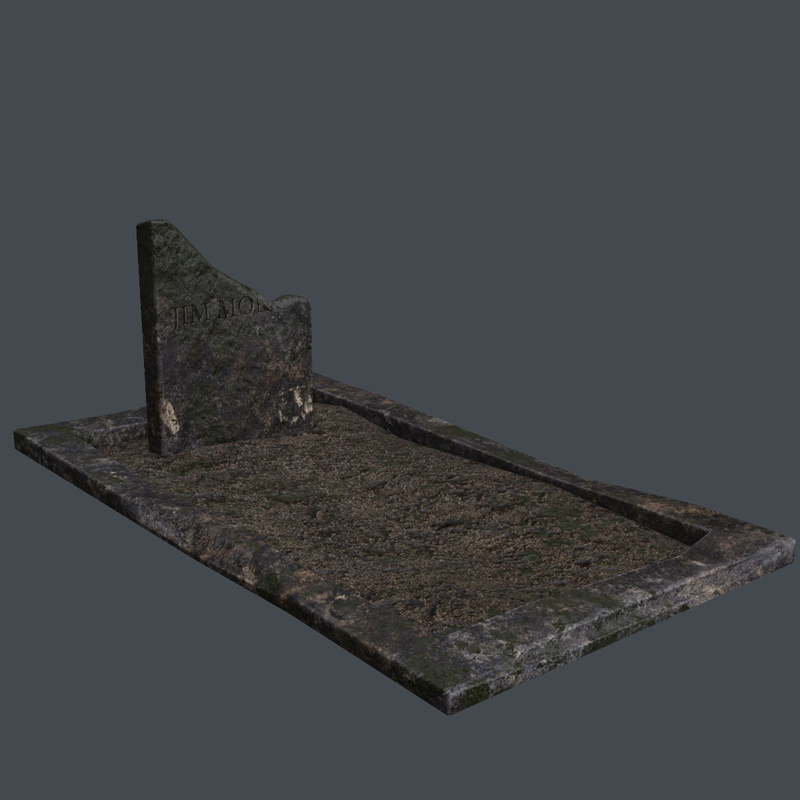 3d gravestone 20 model