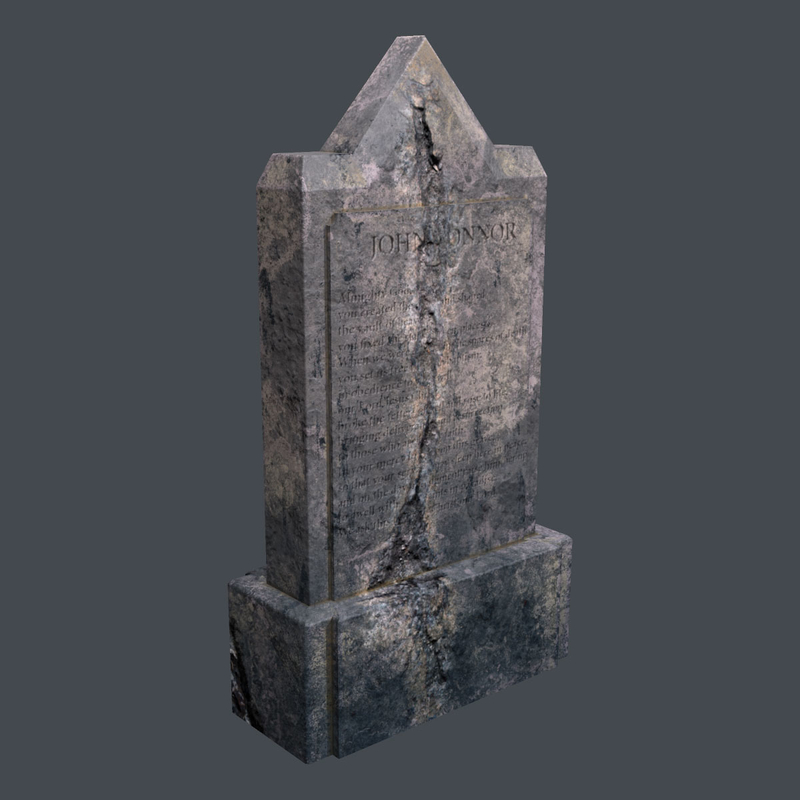3d gravestone 20 model