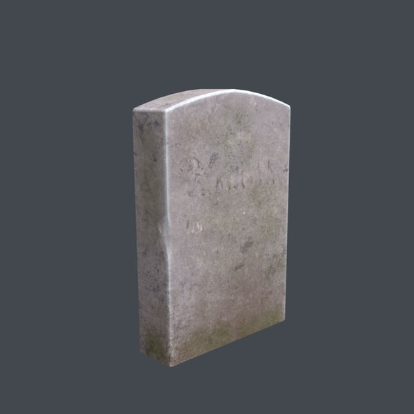 3d gravestone 20 model