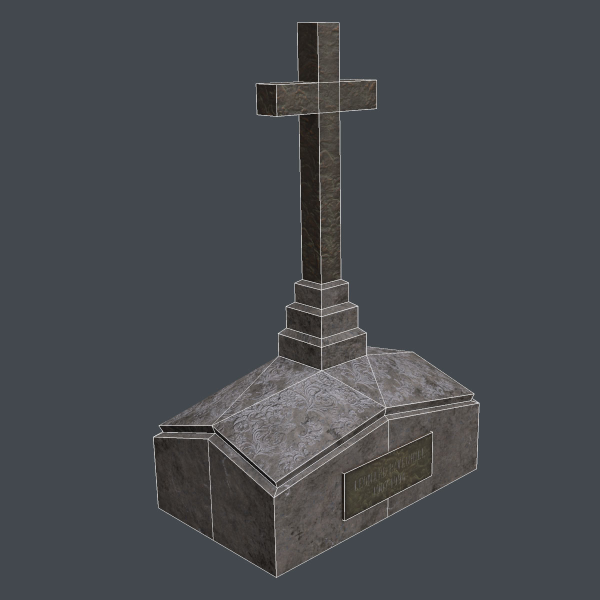 3d gravestone 20 model