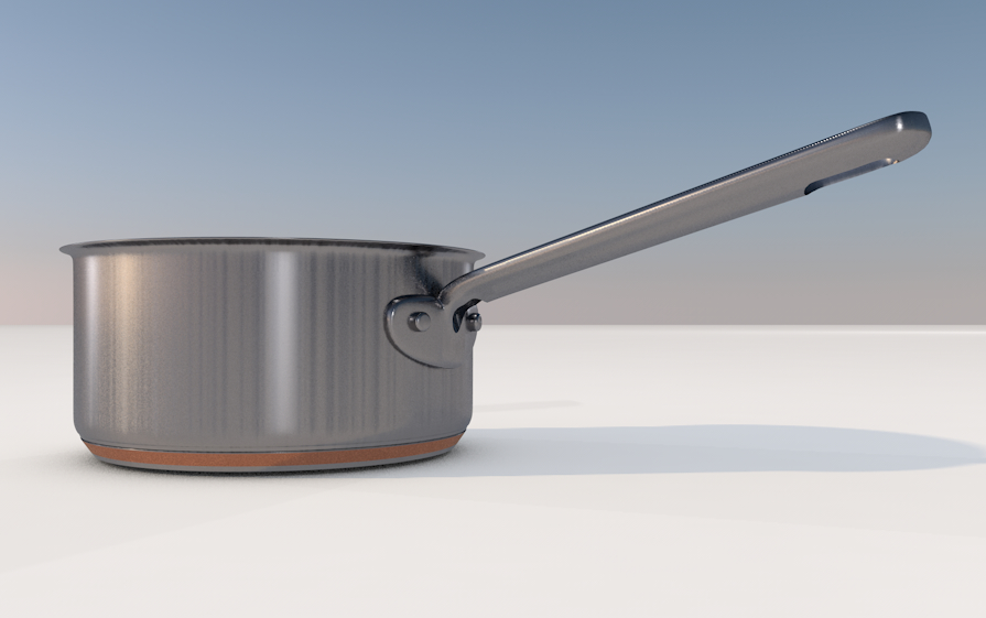 3d pot kitchen stove model