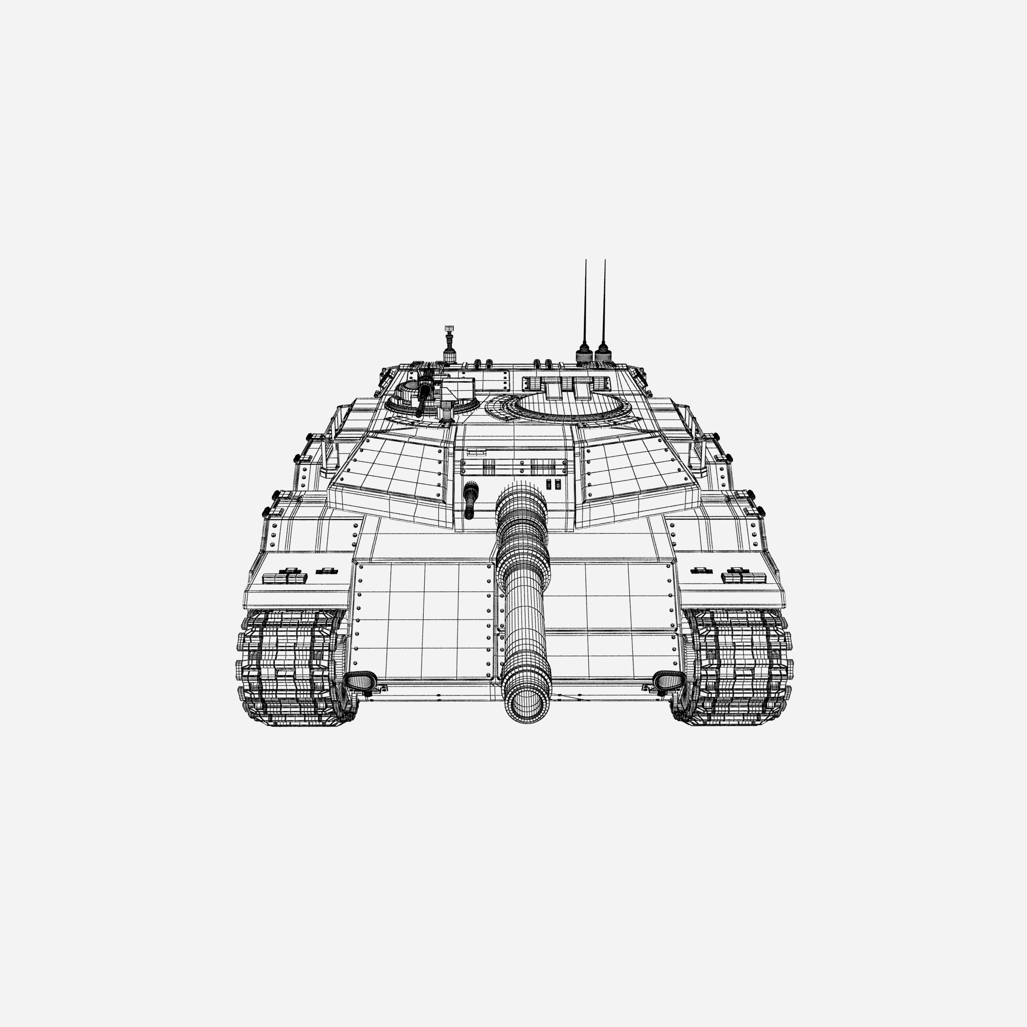 3d model ready tank