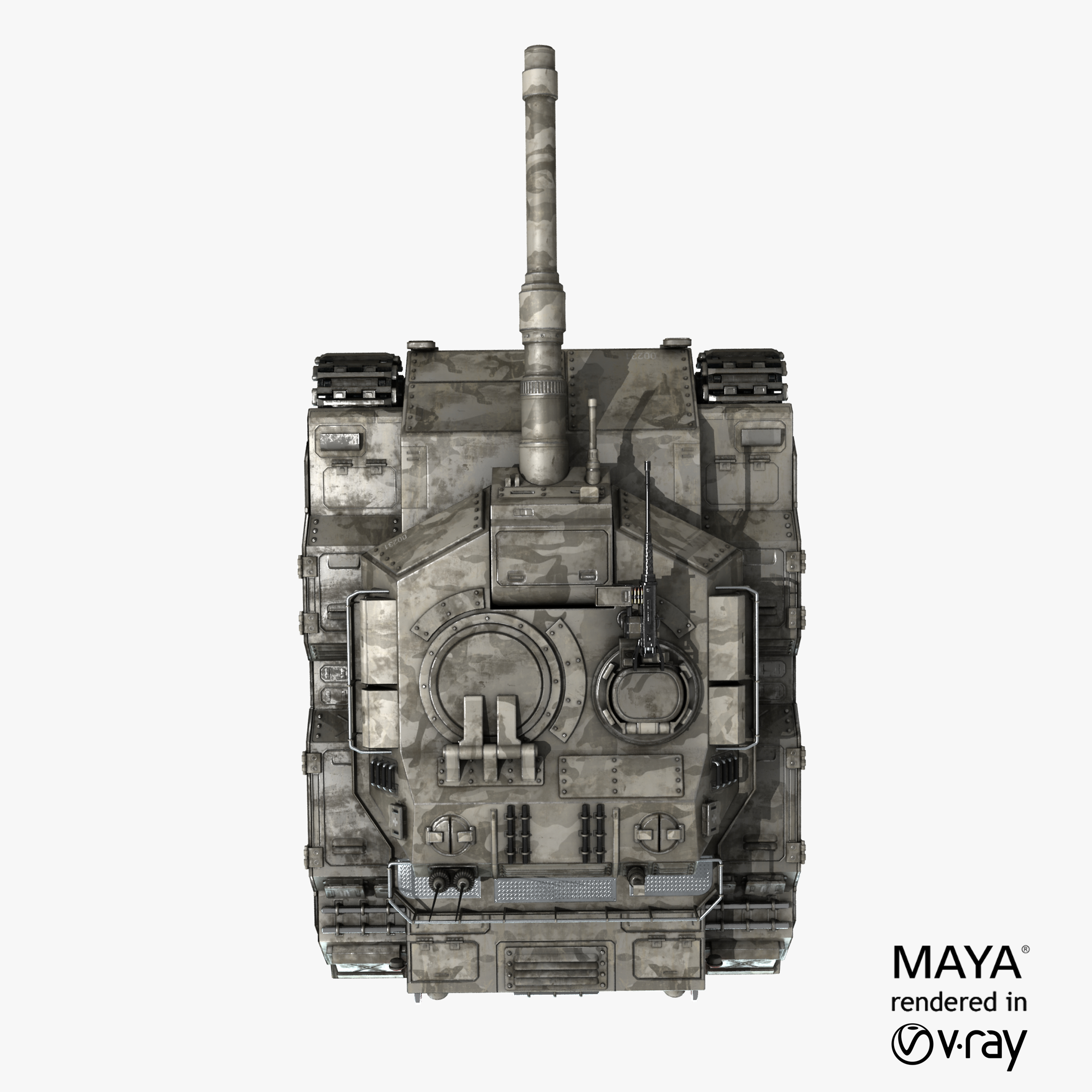 3d model ready tank