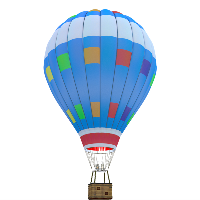 3d air balloon model