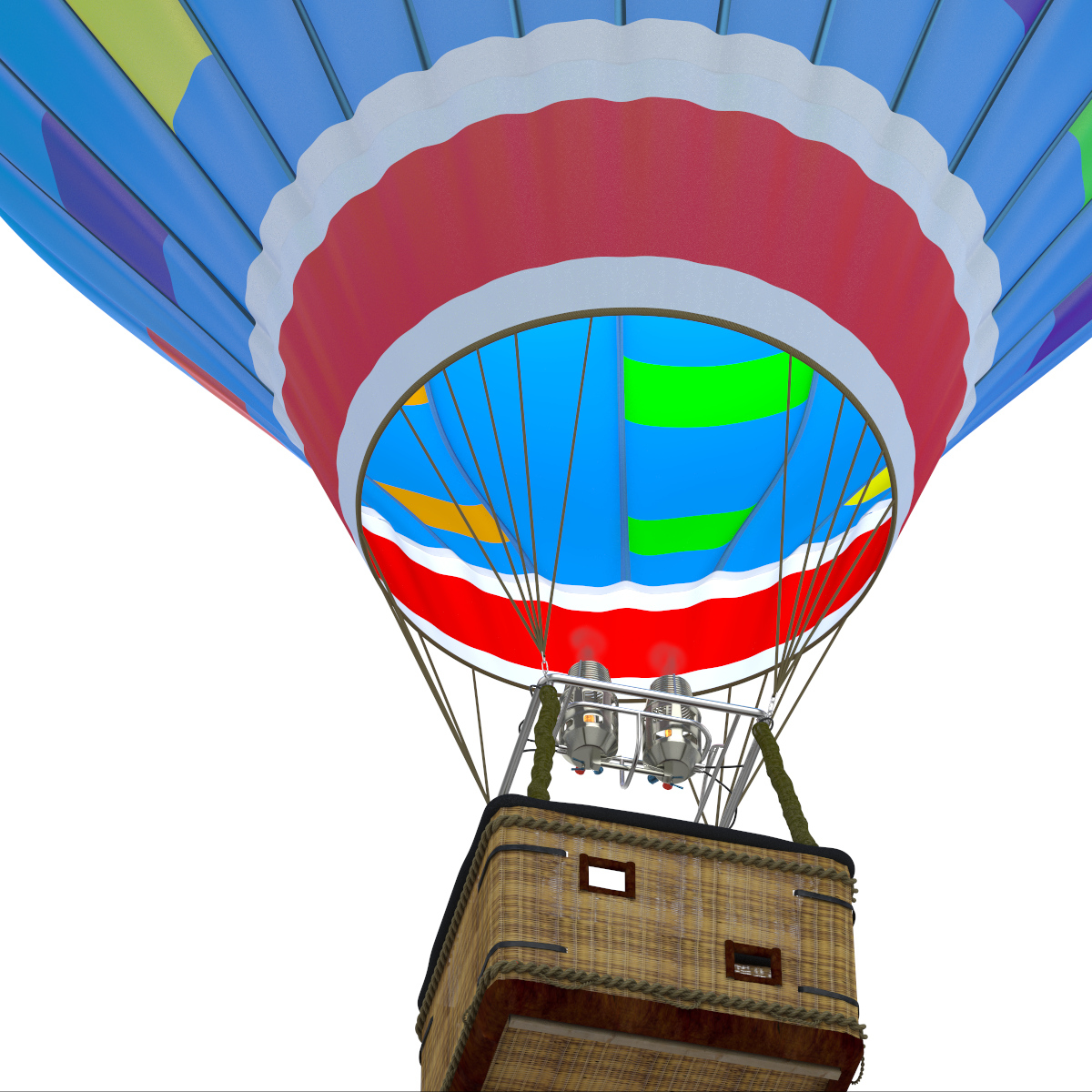 3d air balloon model