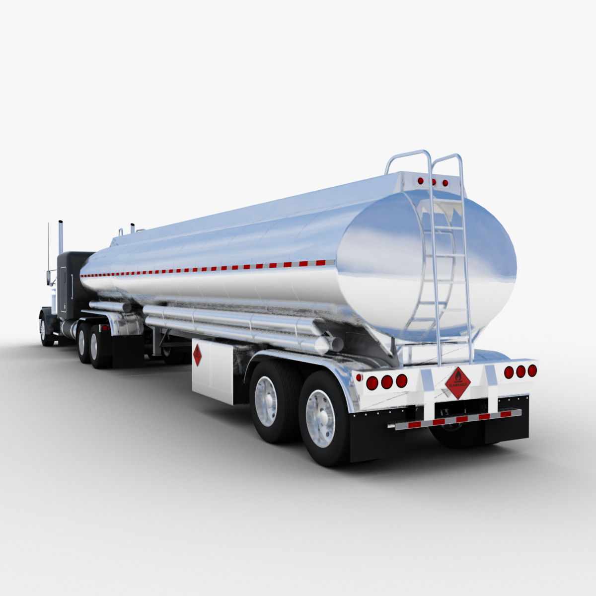 3d model tank truck tanker