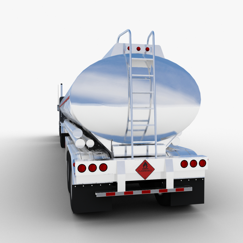 3d model tank truck tanker