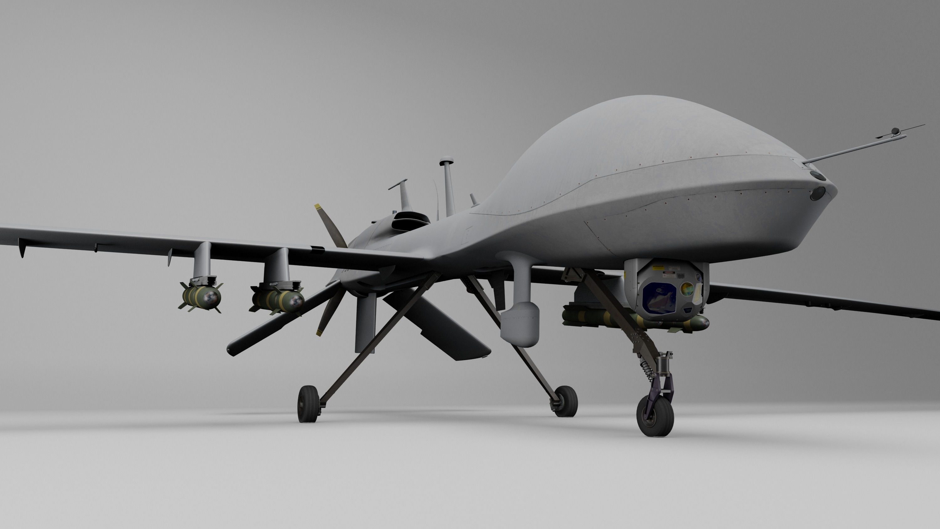 3d mq-1c gray eagle model