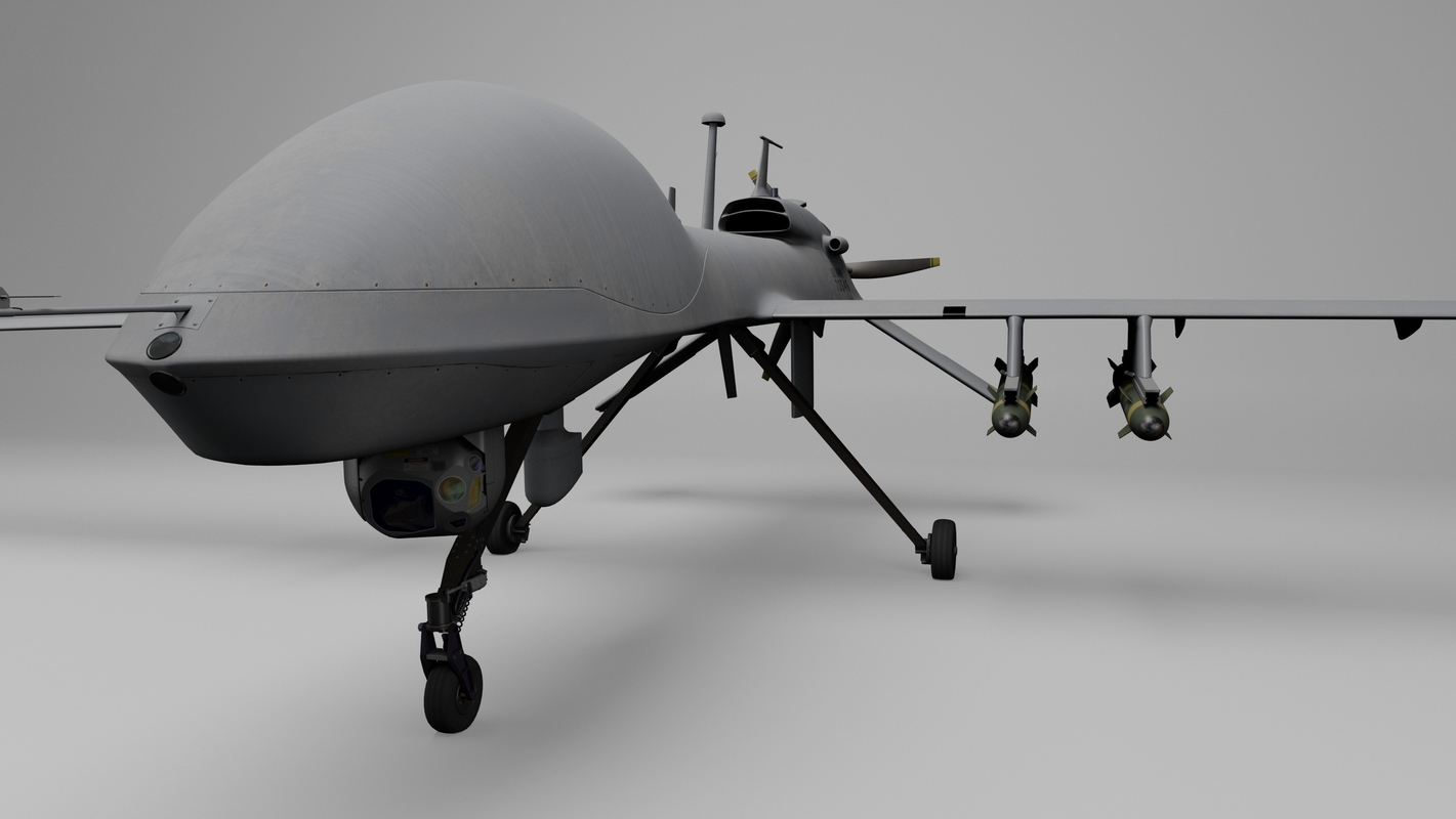 3d mq-1c gray eagle model