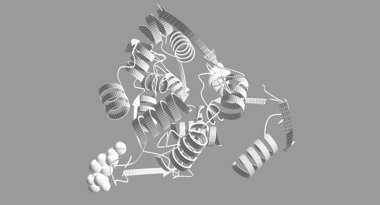 3d animation enzymes model