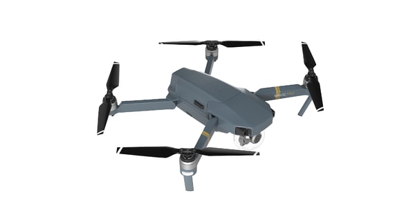 dji mavic pro drone 3d model