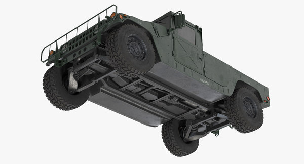 hmmwv m998 rigged 3d model