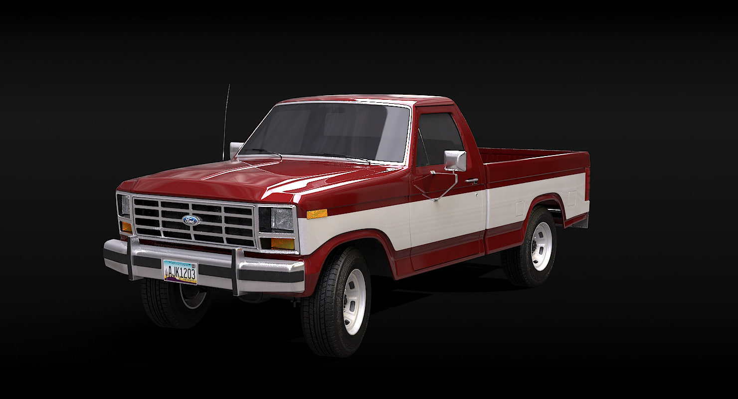 f-150 1980-1986 3d model