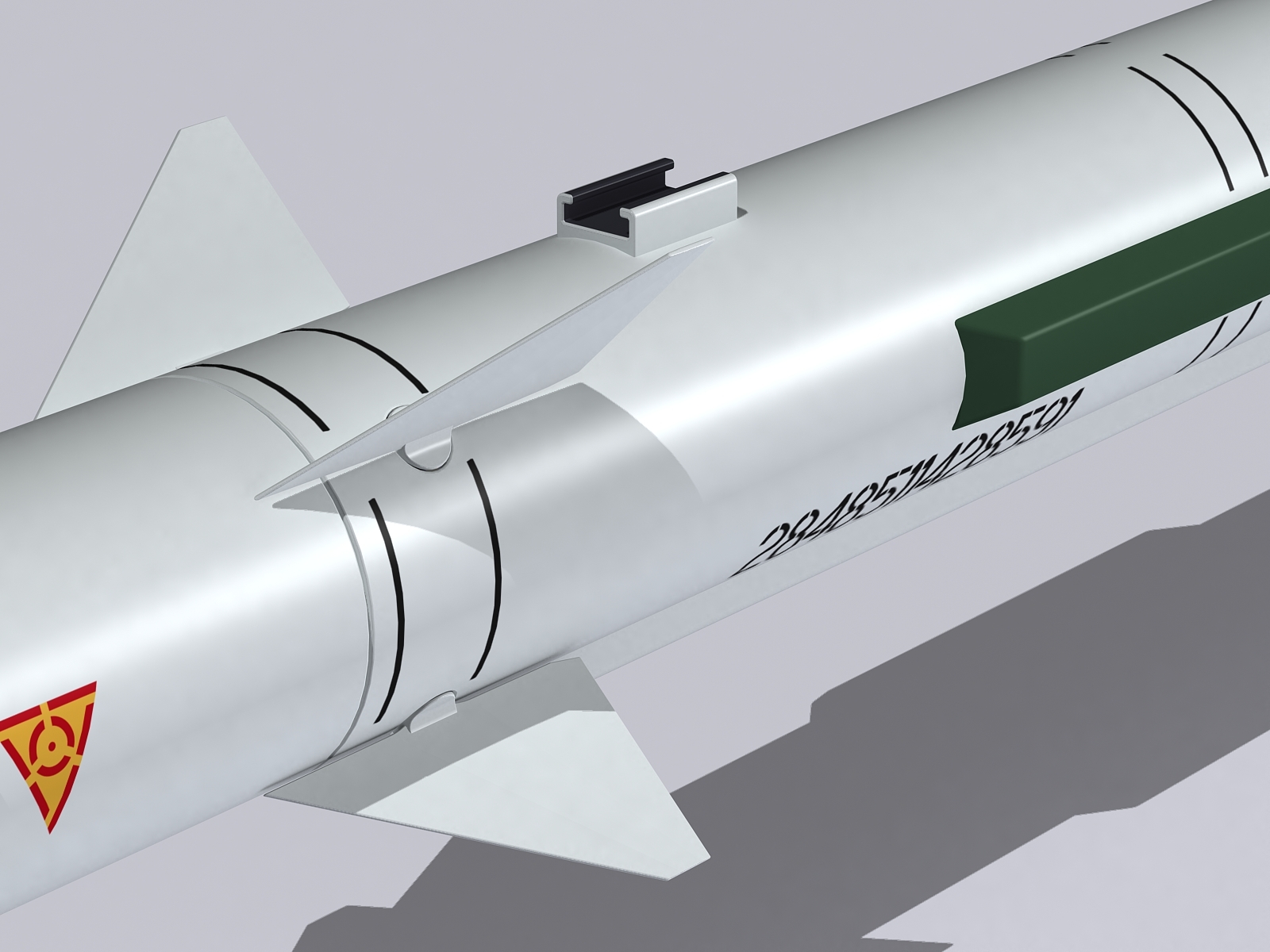 3d model r-60 m missile