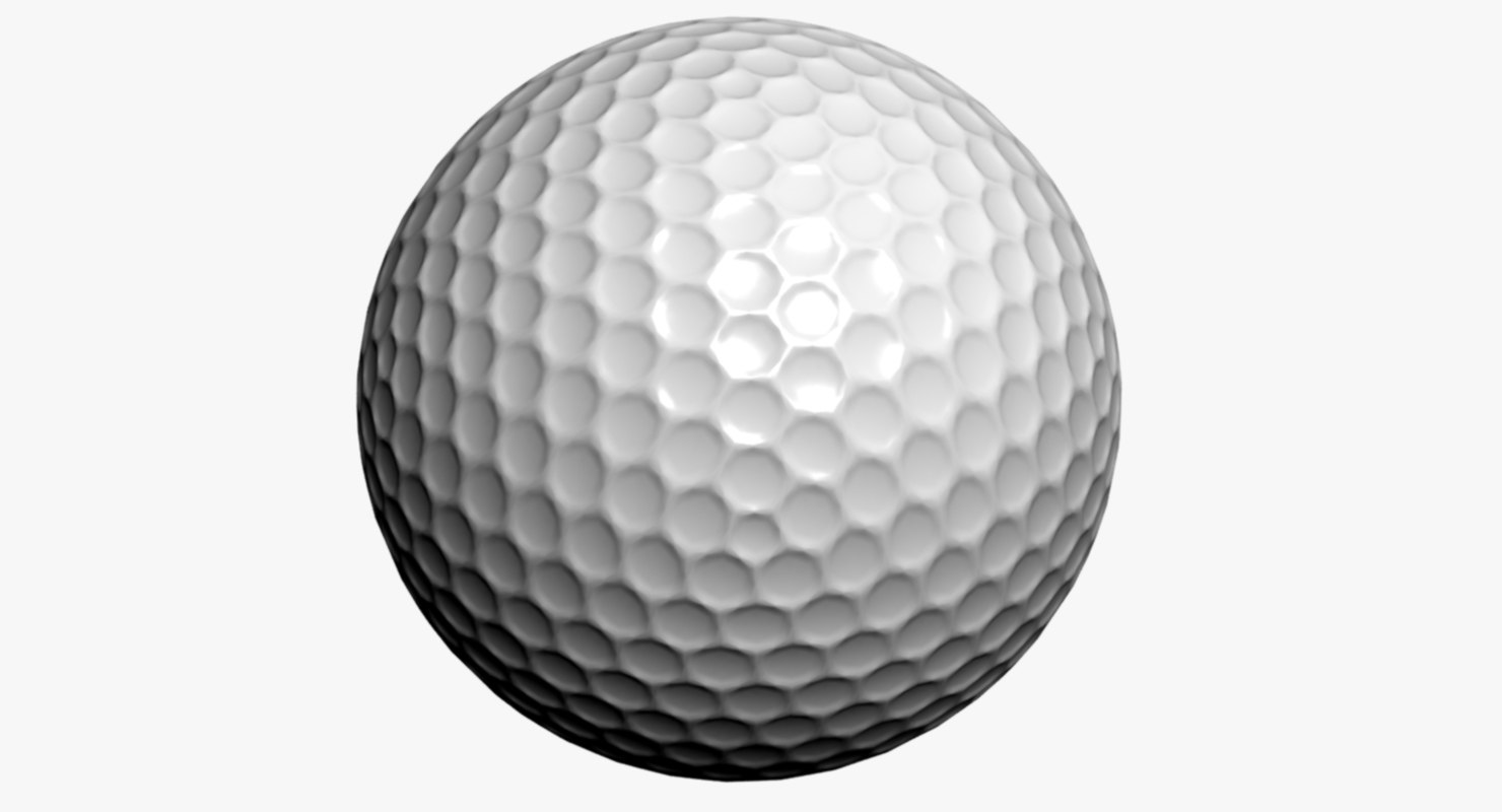 golf ball 3d model