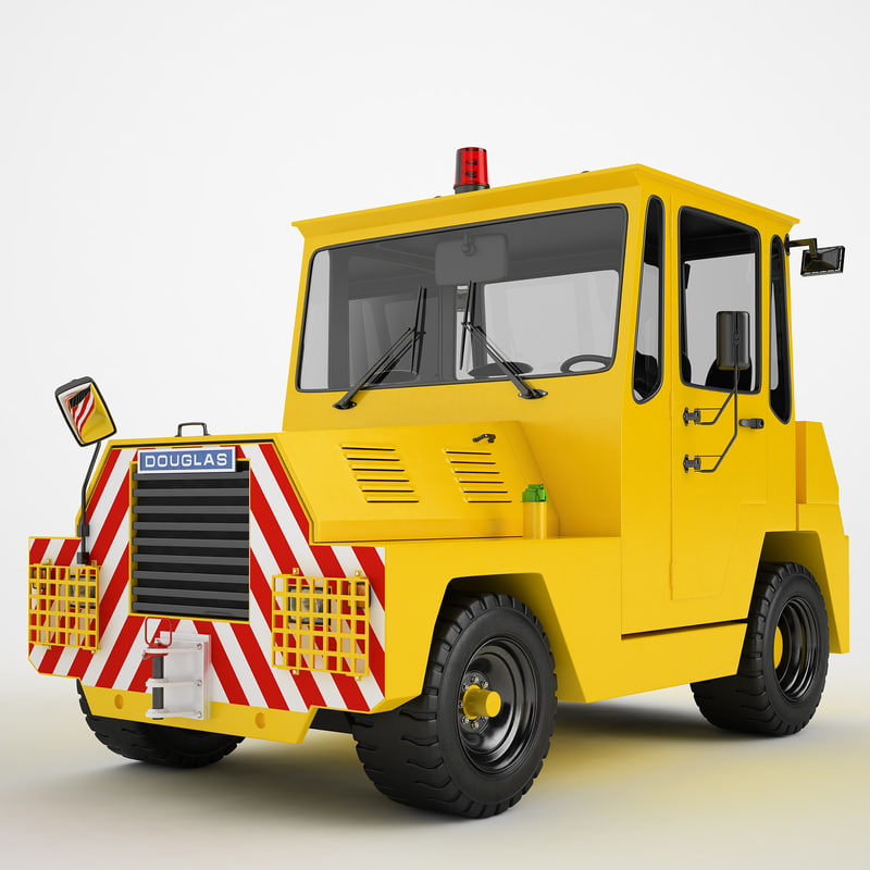 3d model douglas dc5 hd