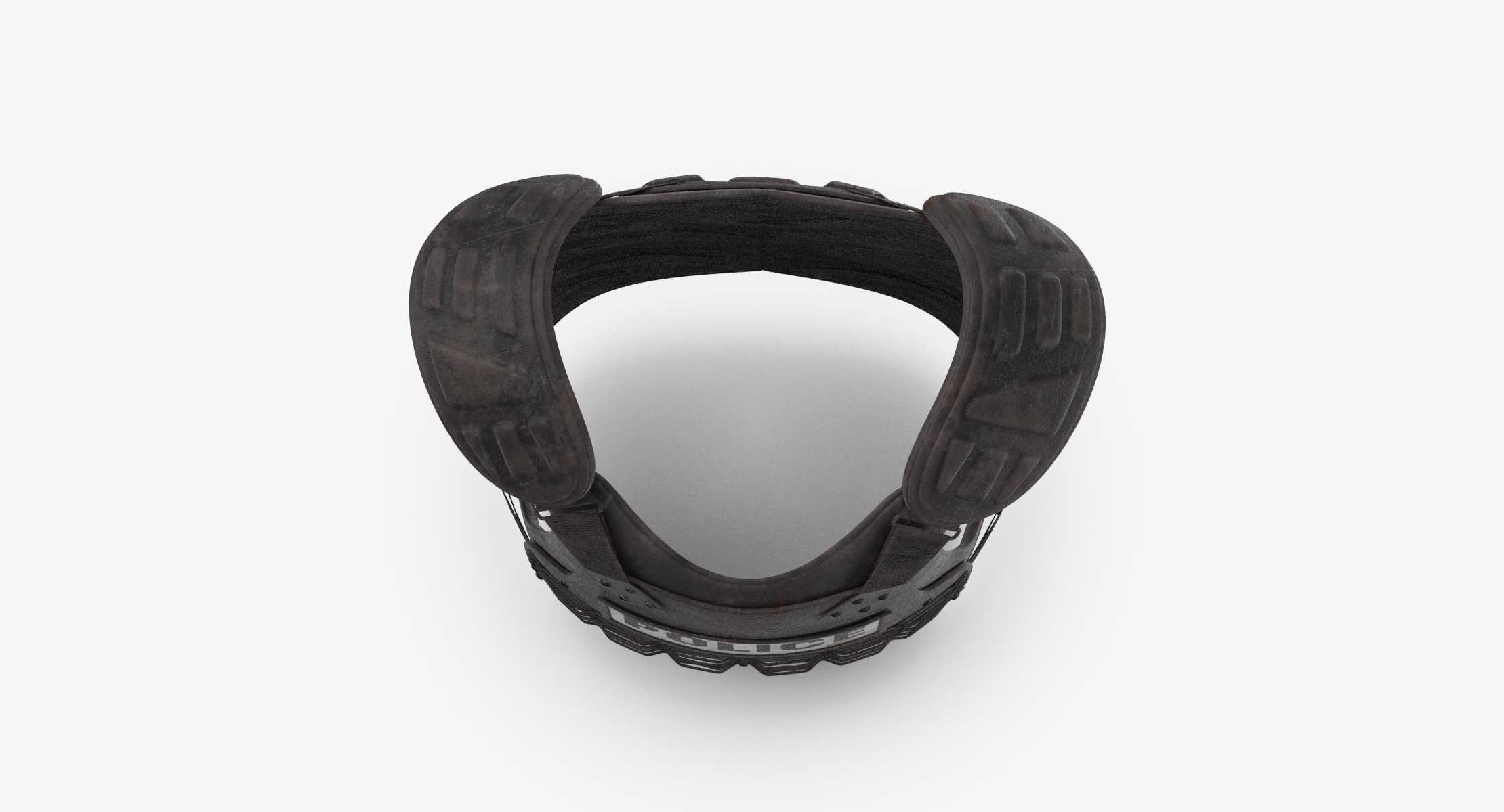 3d bloody police riot gear