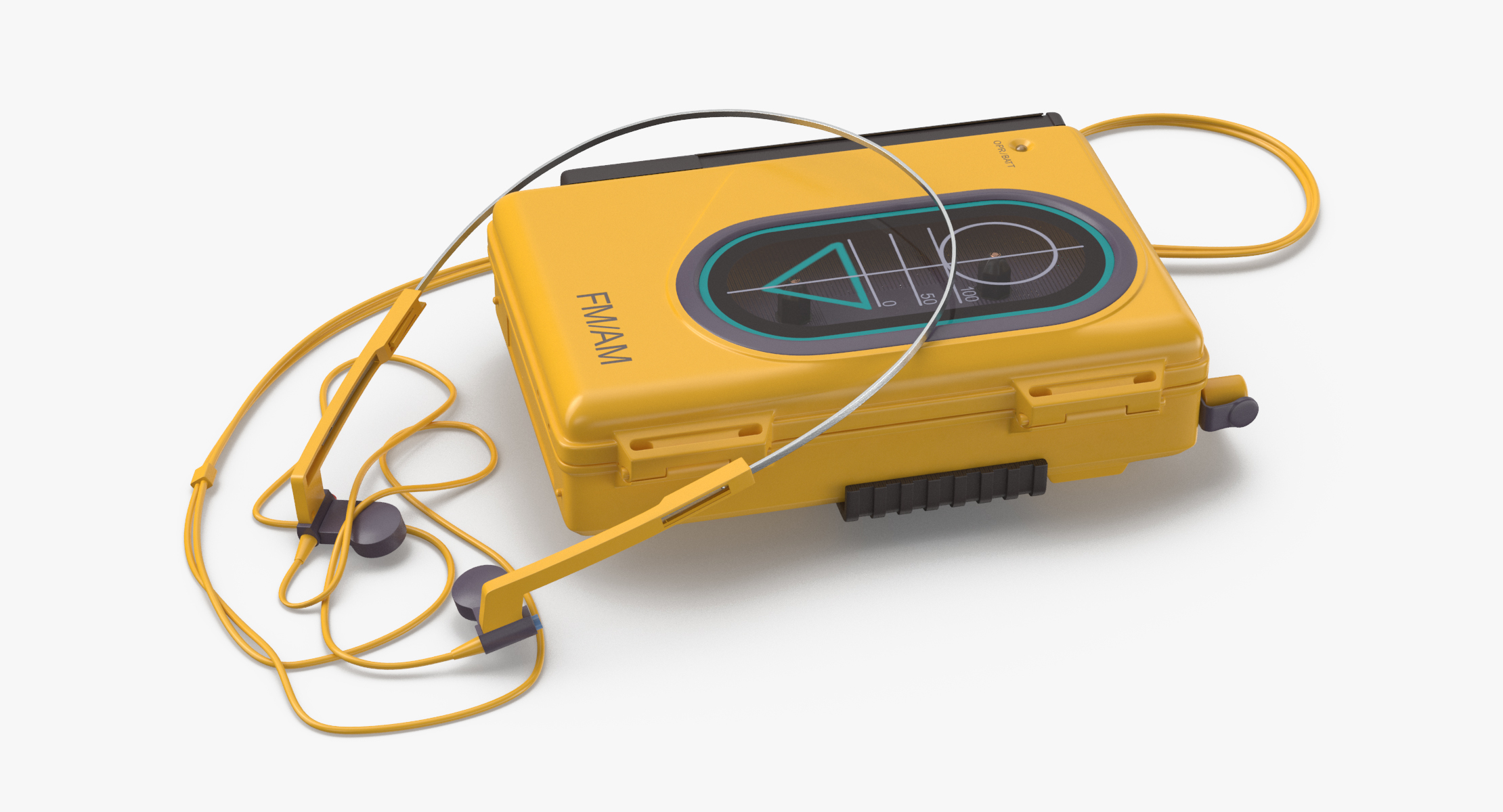 sport walkman 80 s 3d obj
