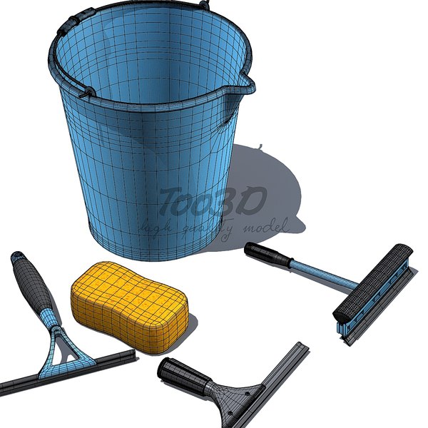 Cleaning products 3D model - TurboSquid 1259516