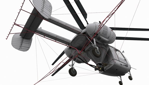 3d kamov ka-26 model