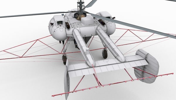 3d kamov ka-26 model