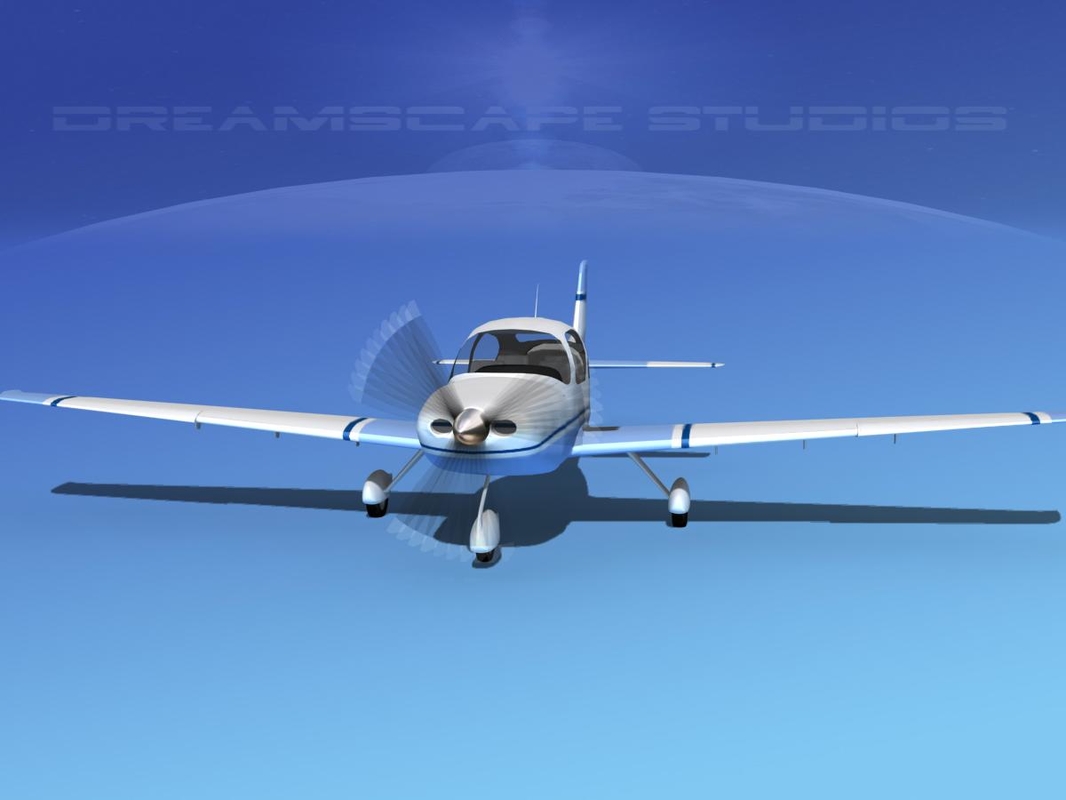 3d model propellers modern aircraft