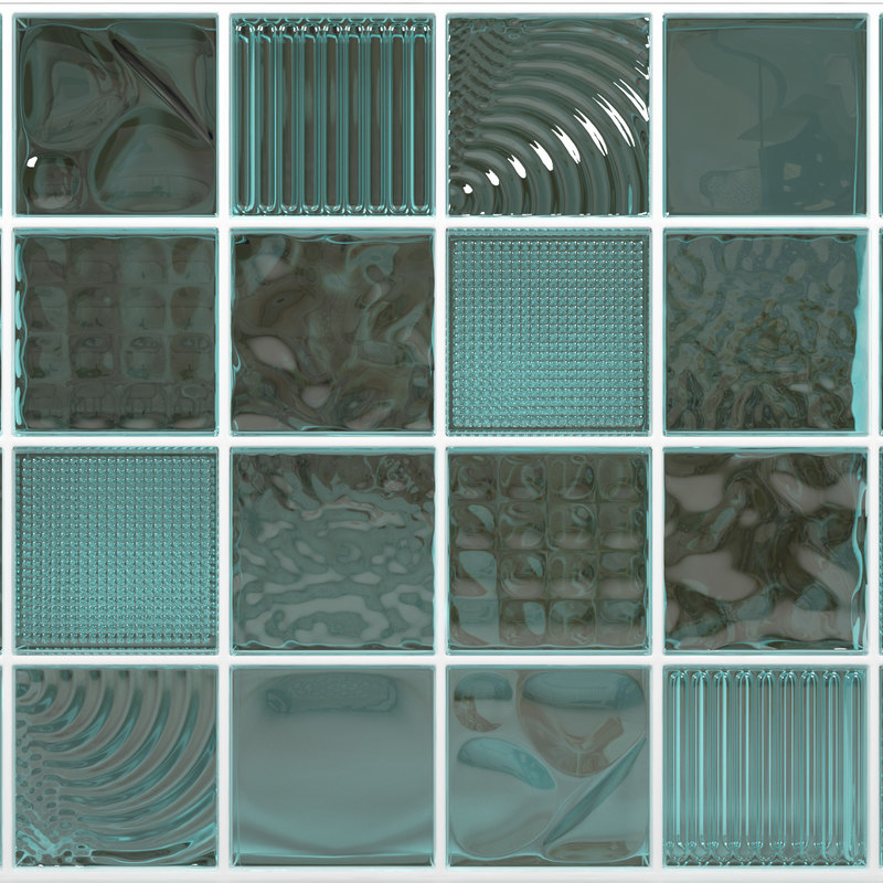 glass blocks 1 3d model