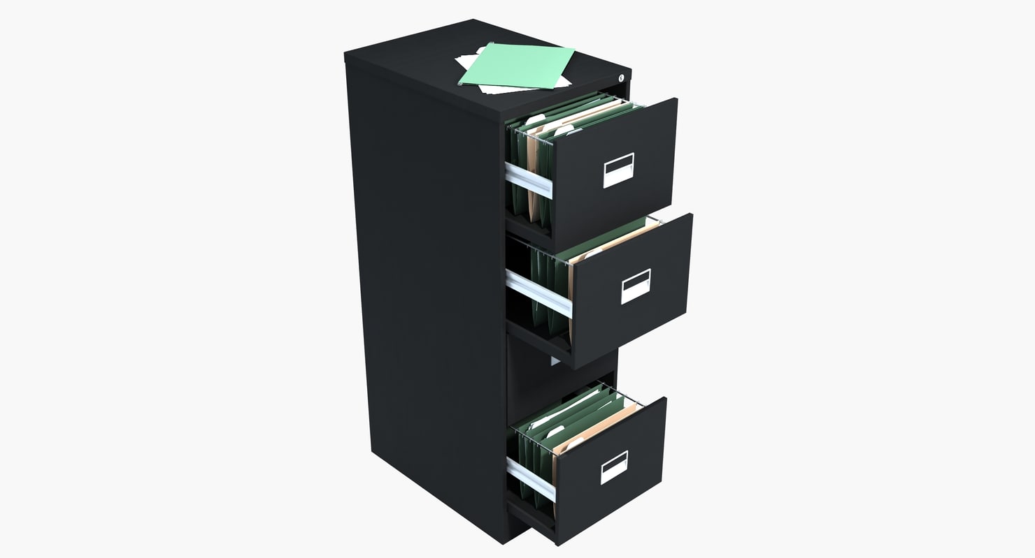 filing cabinet 3d model